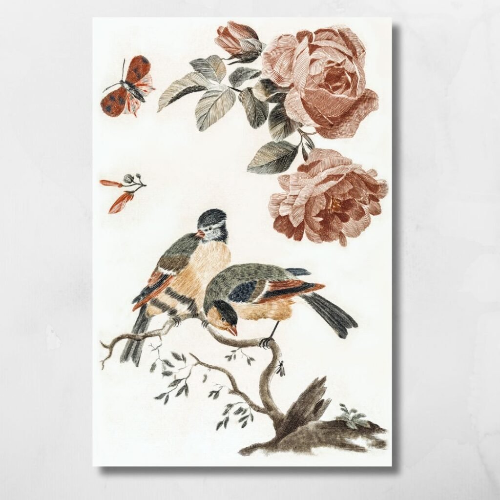 Johan Tyler's Birds and Butterfly | Bombay Art Company